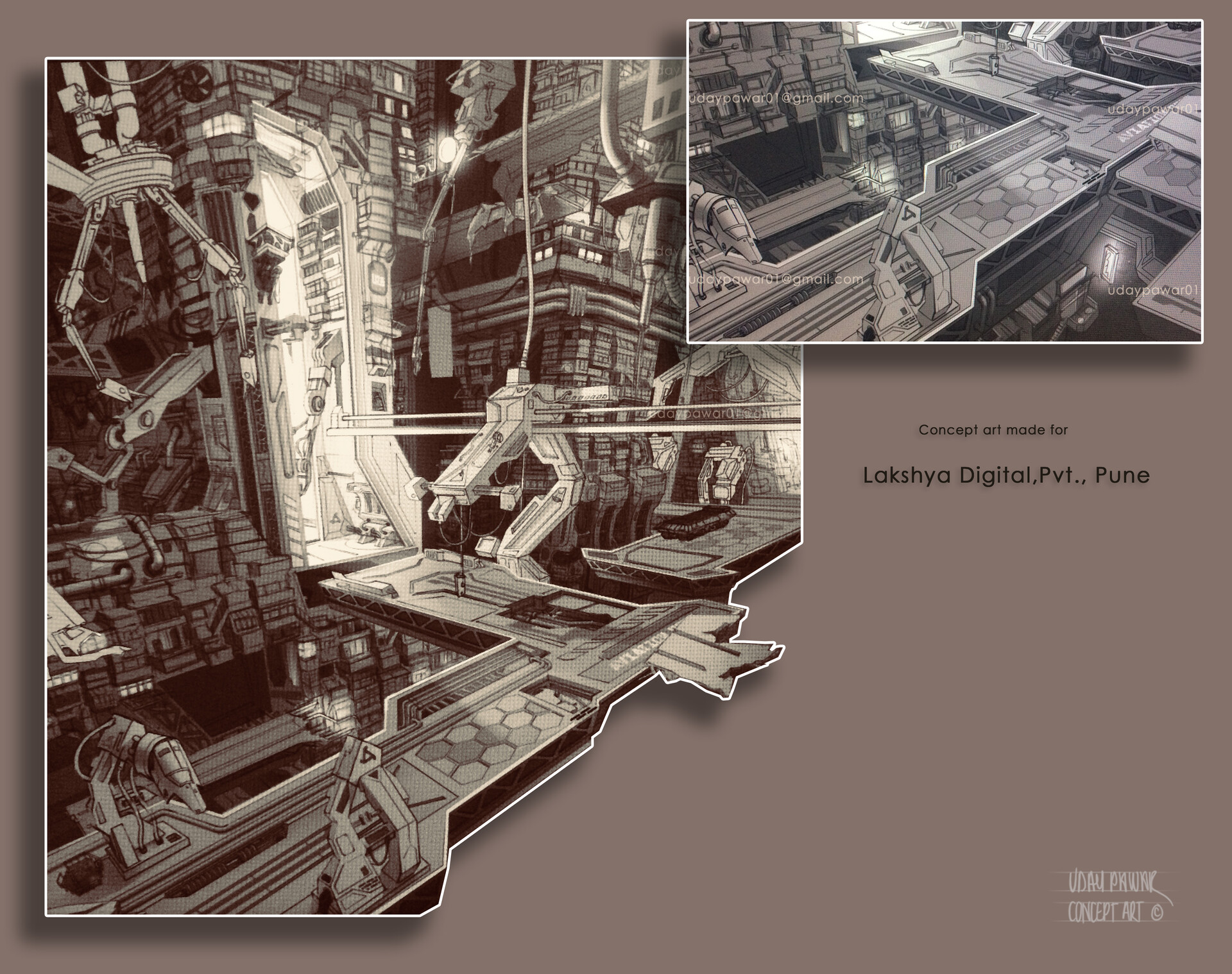 ArtStation - city_under_perspective