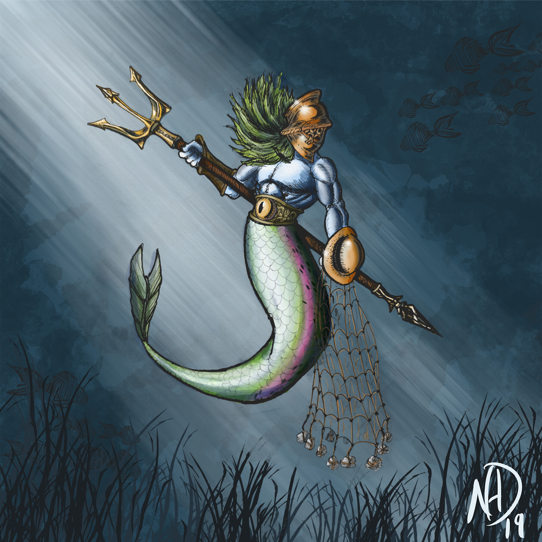 Noah Hensley - Pallos the Merman Retiarius