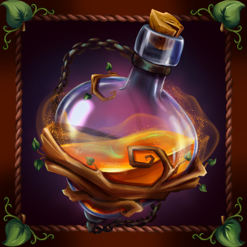 ArtStation - Magic bottle icon