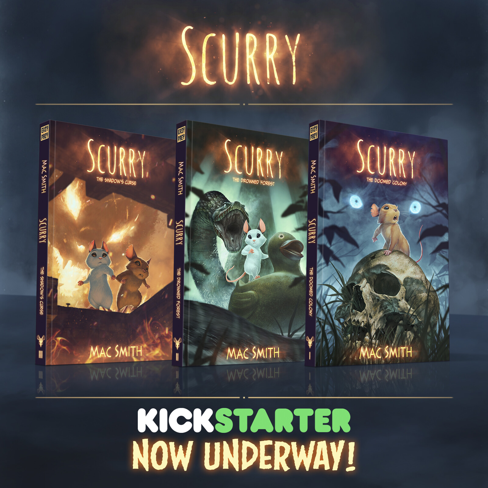 Mac Smith - Scurry: the covers