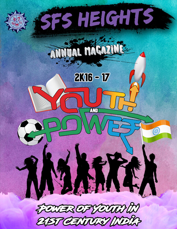 Indian College Magazine Cover Design