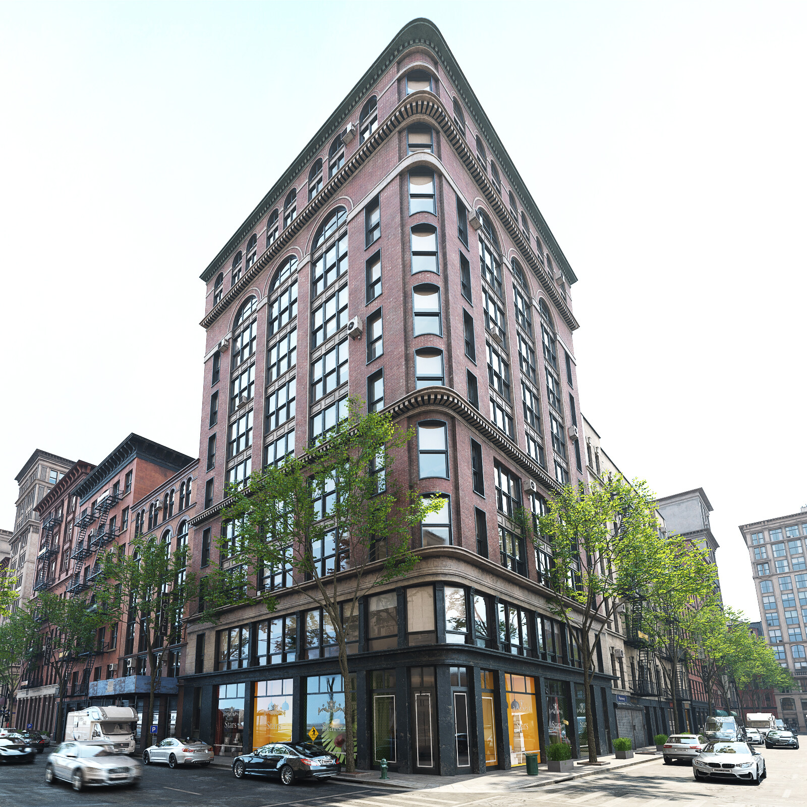 Evermotion Studio - New York Style Buildings - Archmodels vol. 215