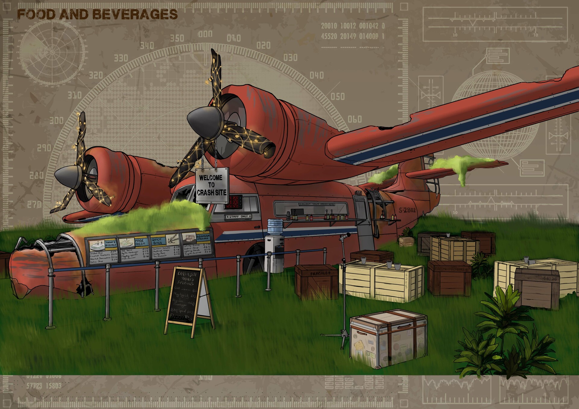 ArtStation - Bermuda Triangle Theme park