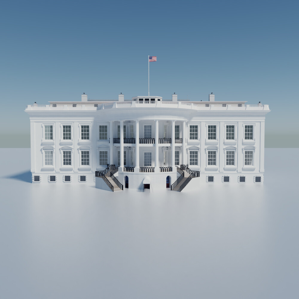 ArtStation - White House, Washington