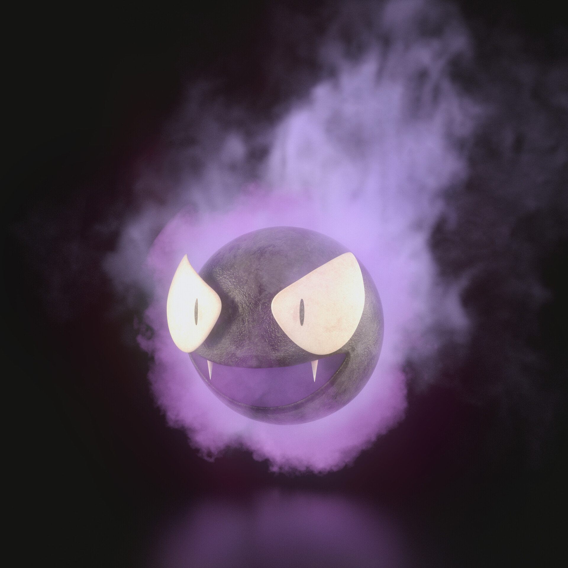 ArtStation - Pokemon Gastly