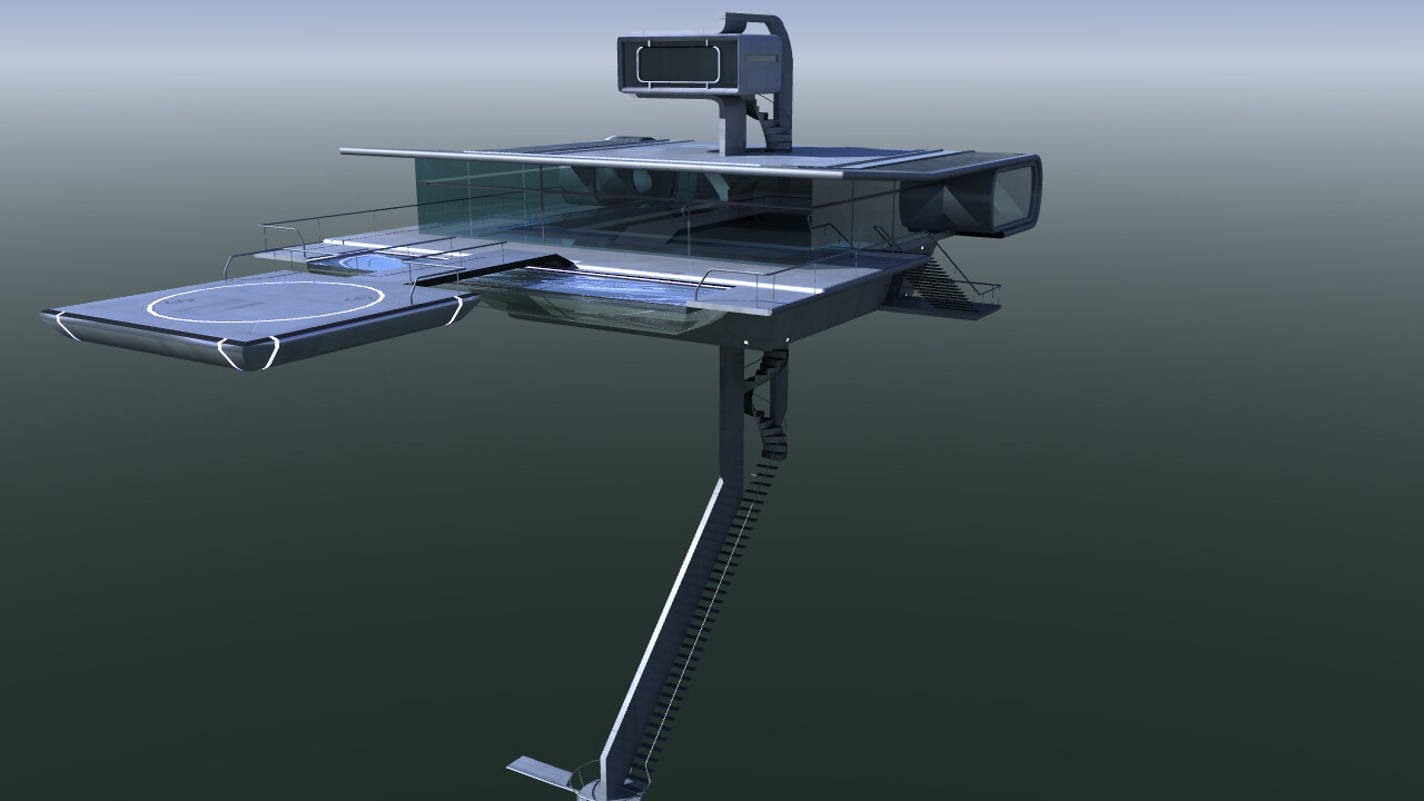 ArtStation - THE FUTURE OF FLYING HOUSE