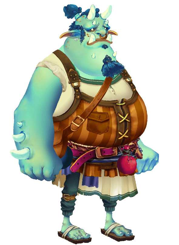 ArtStation - Ogre Spine animation