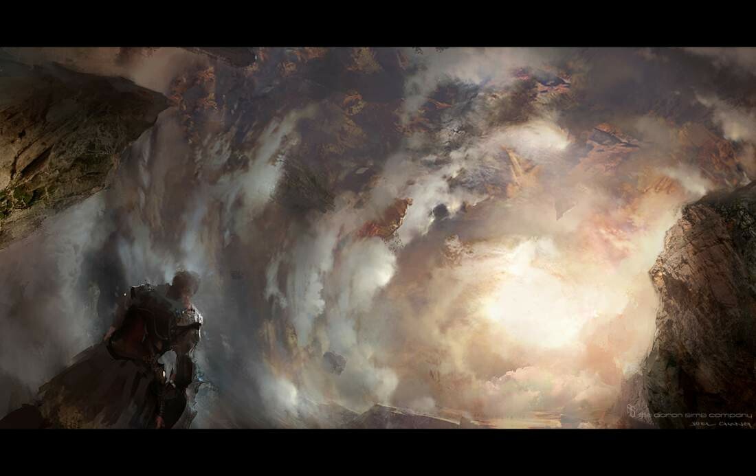 ArtStation - Ancient Greek Sky Concept Art