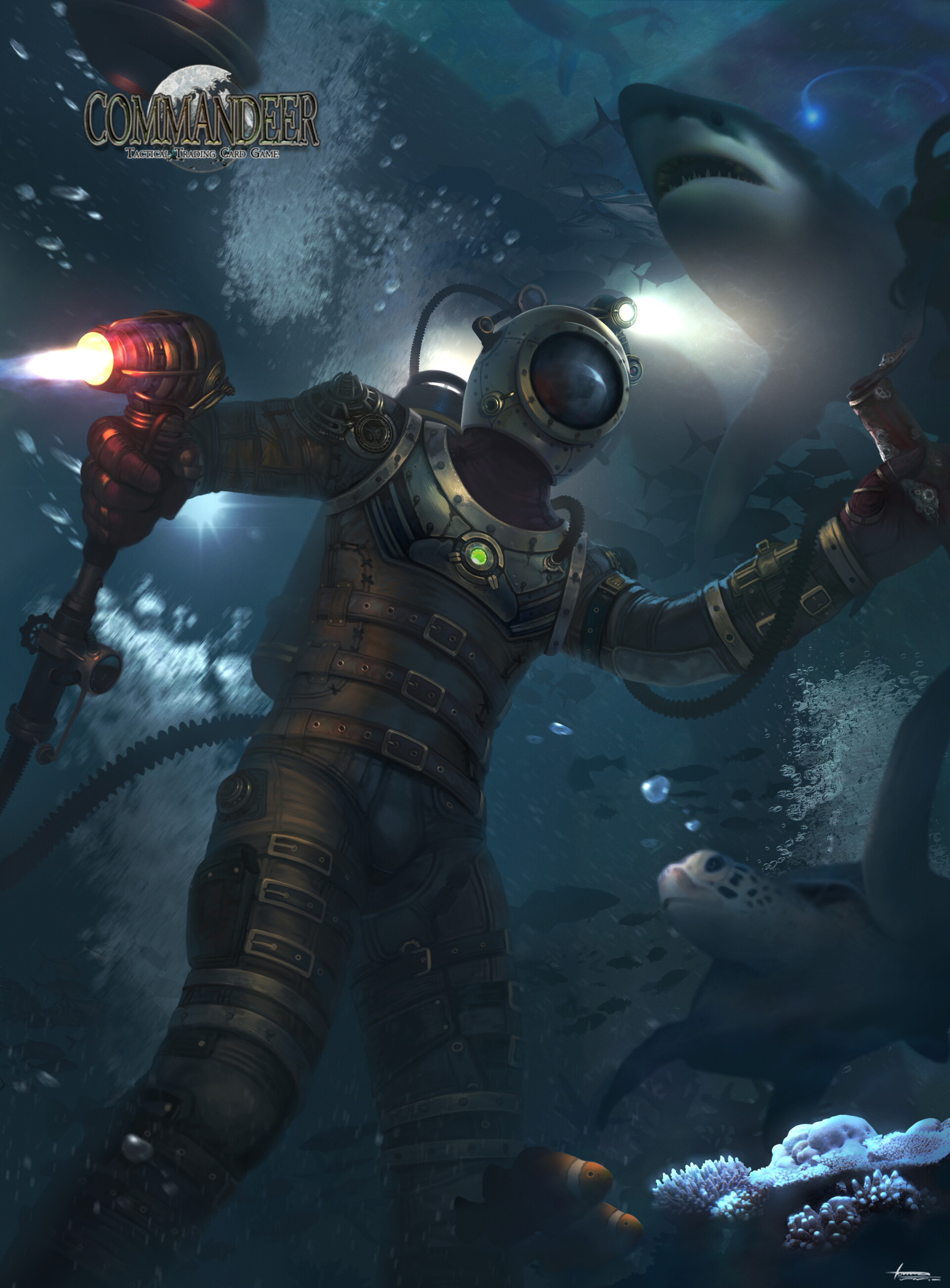 ArtStation - Deep blue sea