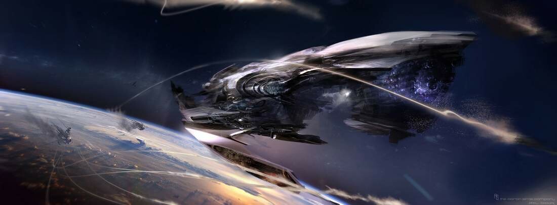 ArtStation - Spaceship Concept Art