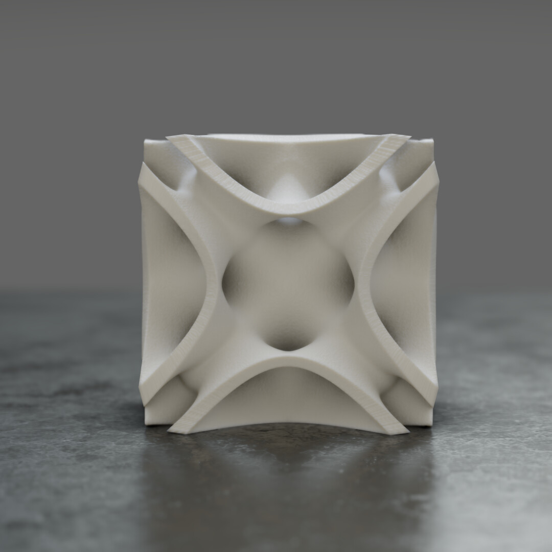 Luxxeon 3d - 3d Tutorial | Schwarz Diamond Surface | 3d printing