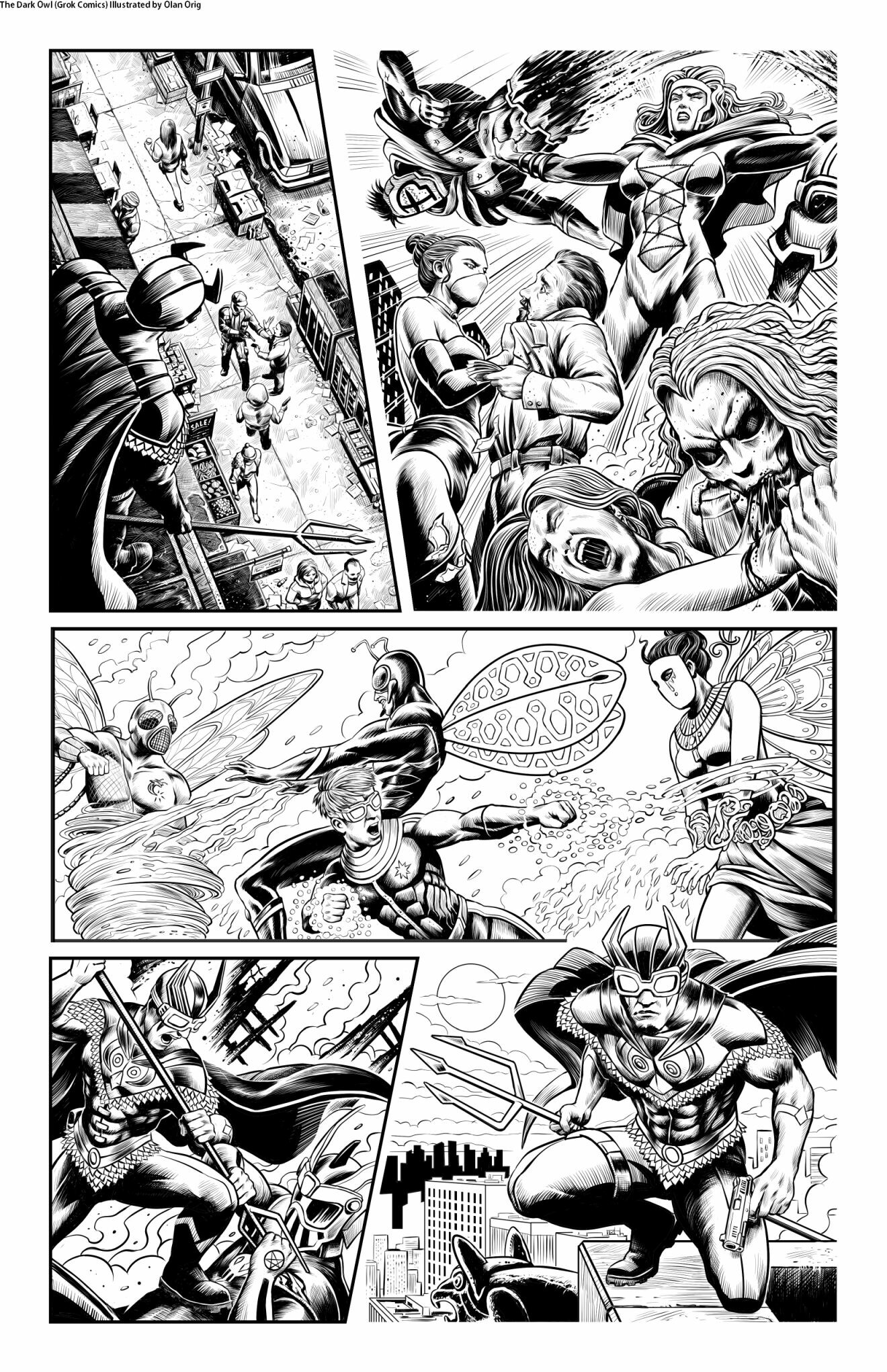 Olan Orig - Comic/Story Book Illustration