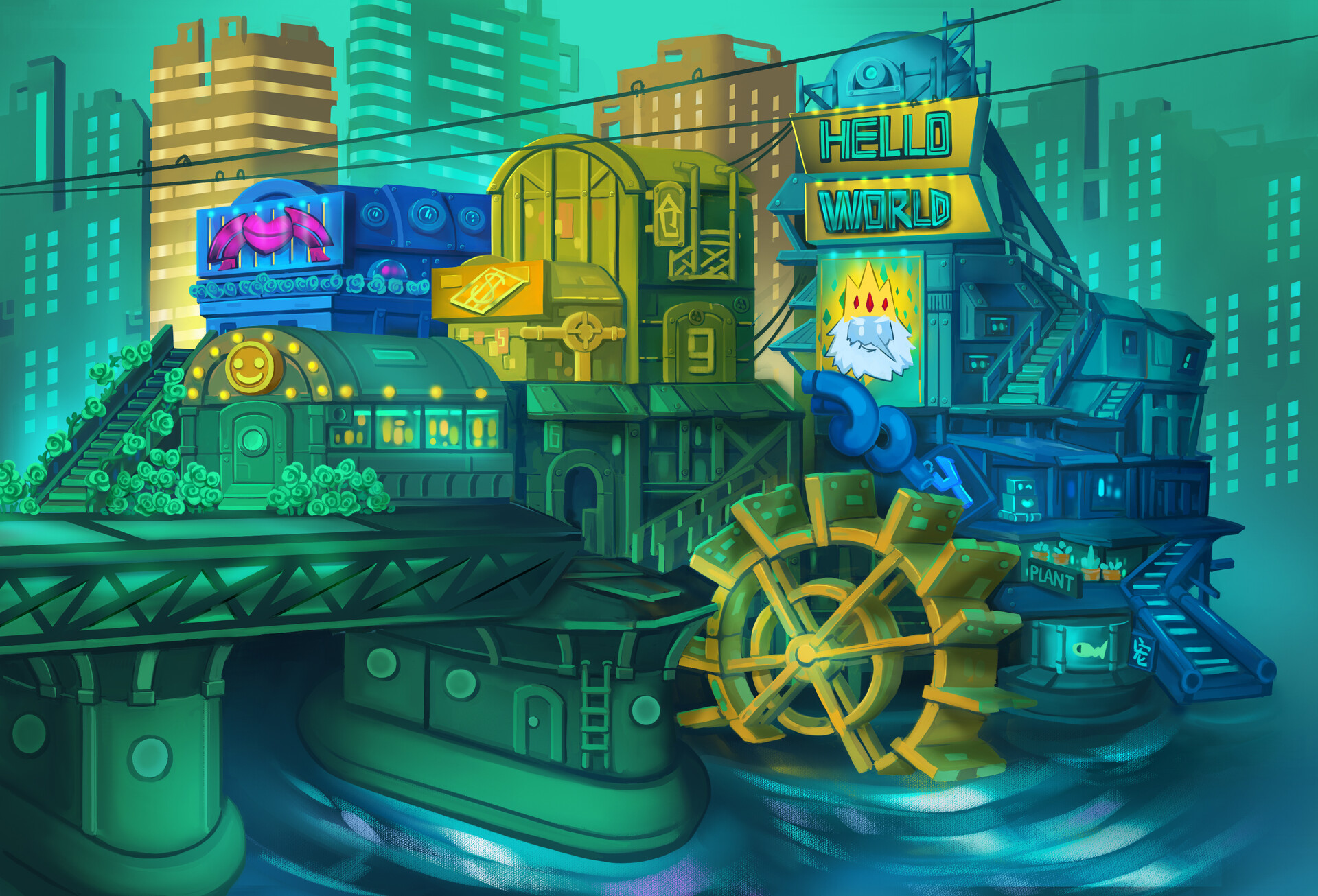 ArtStation - Light city