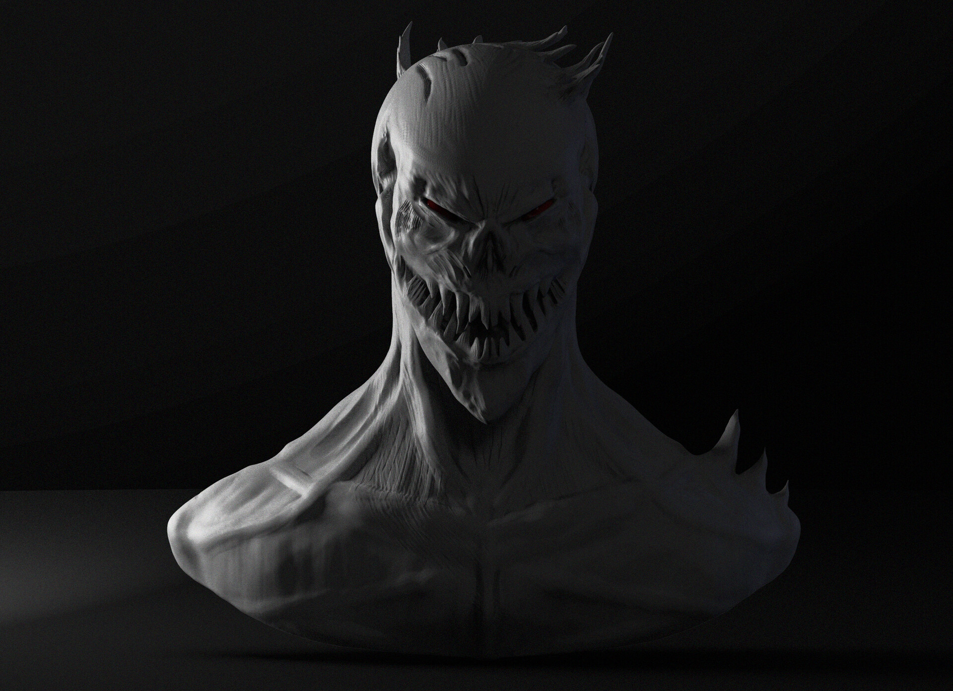 ArtStation - Project A2 (demon concept art)