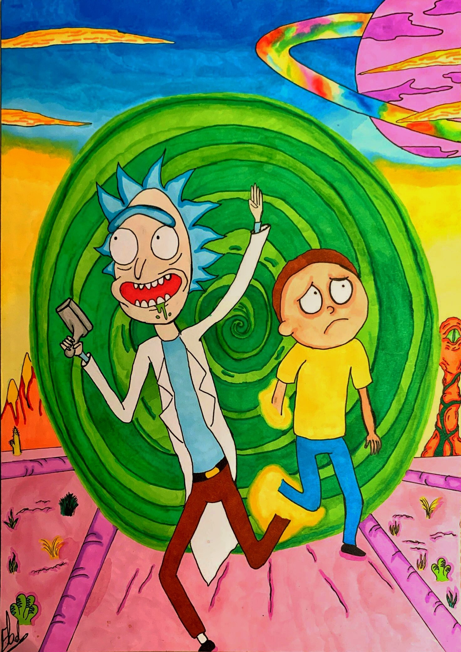ArtStation - Rick and morty Portal
