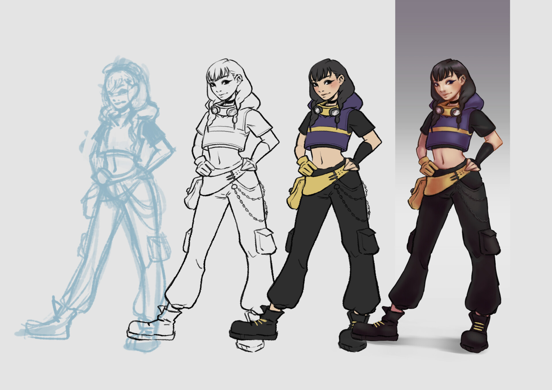 ArtStation - Character Design Sheet