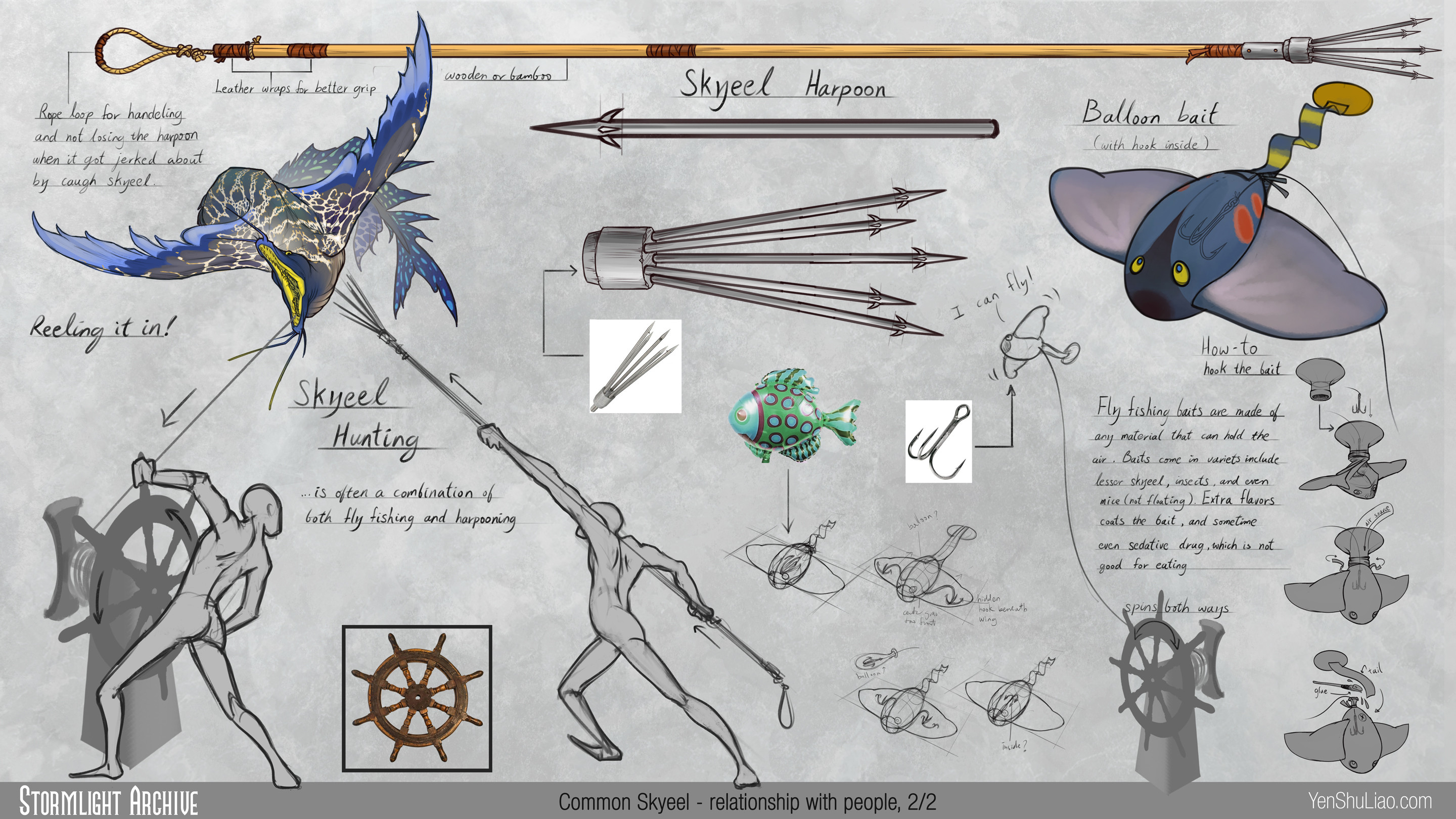 Art of Yen - Stormlight Archive - Common Skyeel