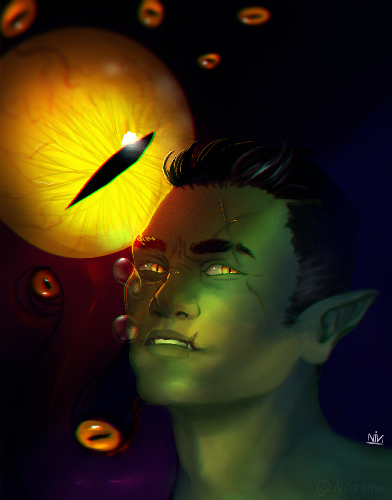 ArtStation - Jester and Fjord from critical role