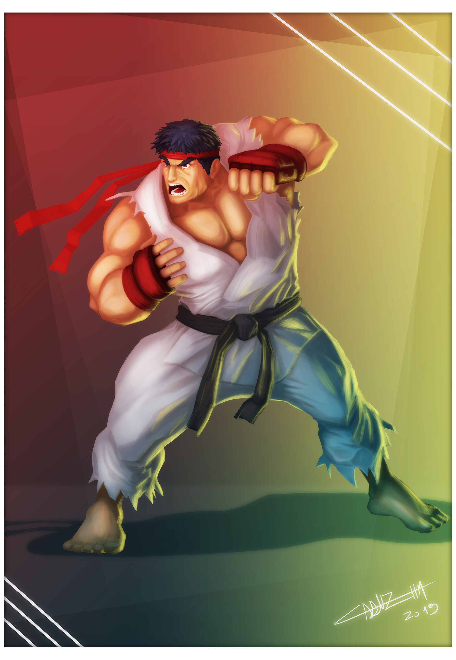 ArtStation - Ryu - Fan Art