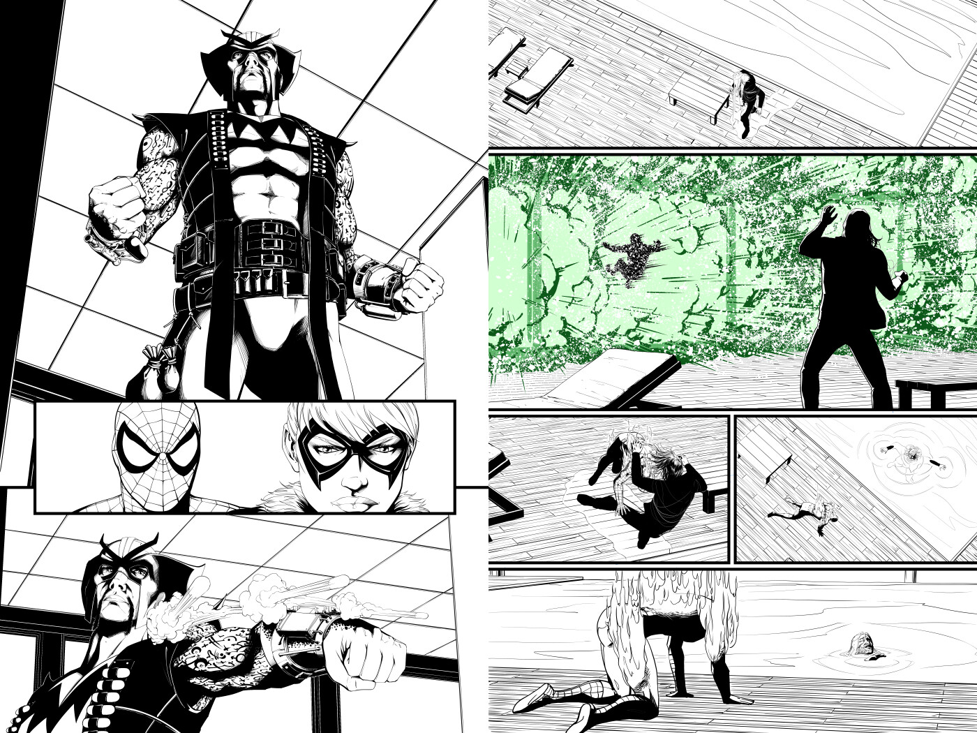 Eric Johnson - Amazing Spider-Man #606 "Interior Endurance Tune up" and ...