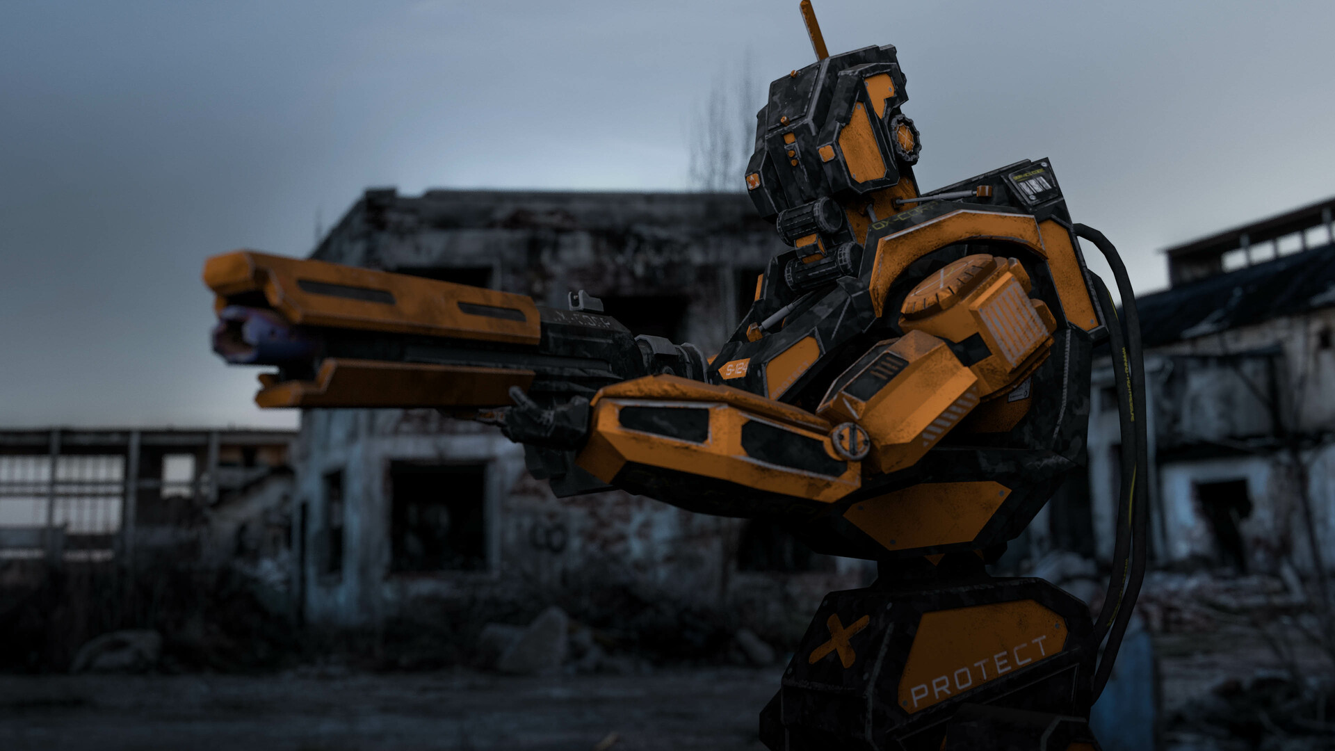 ArtStation - OX-CORP Scout Drone - Concept Render