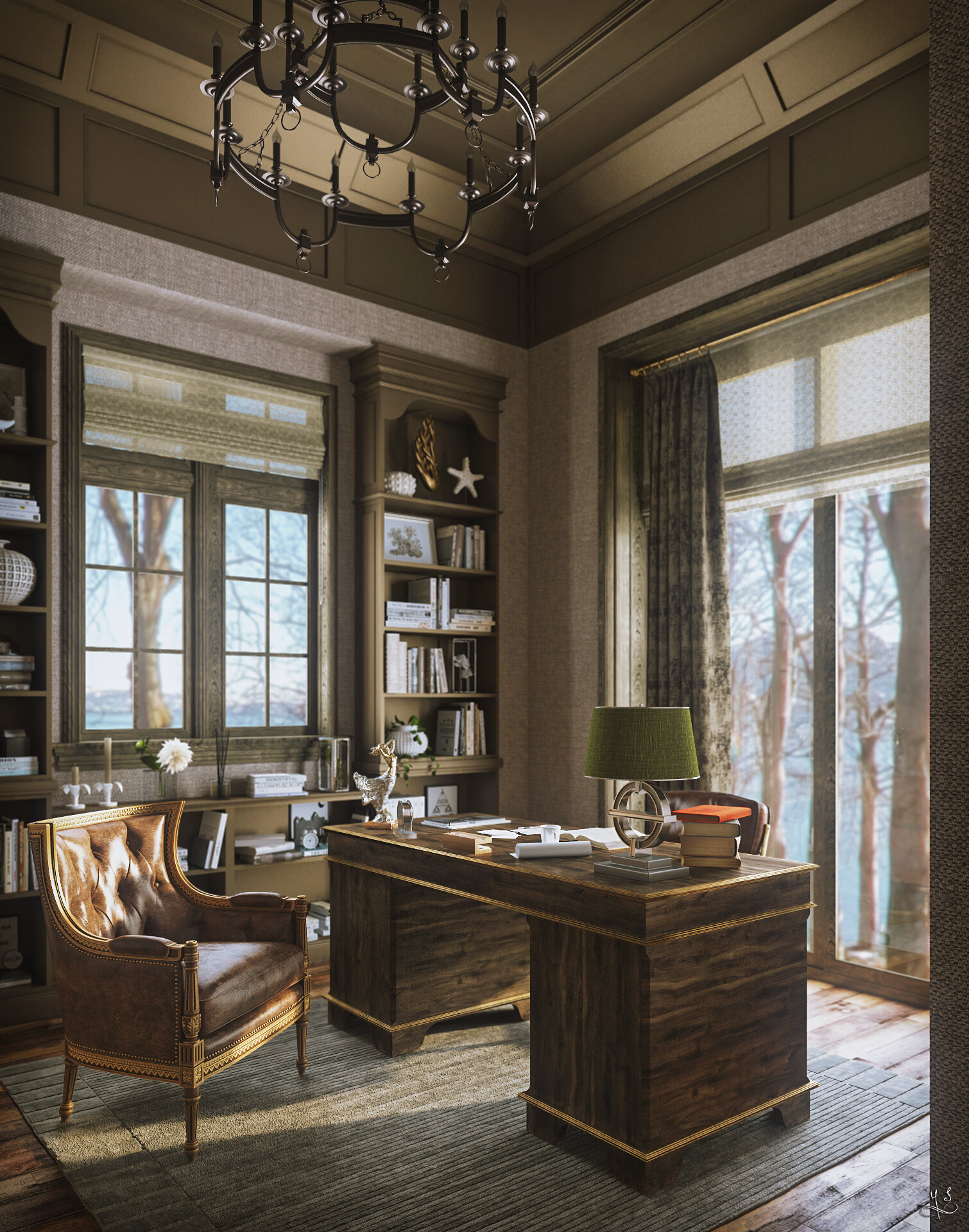 ArtStation - Toimisto - Home Office Design