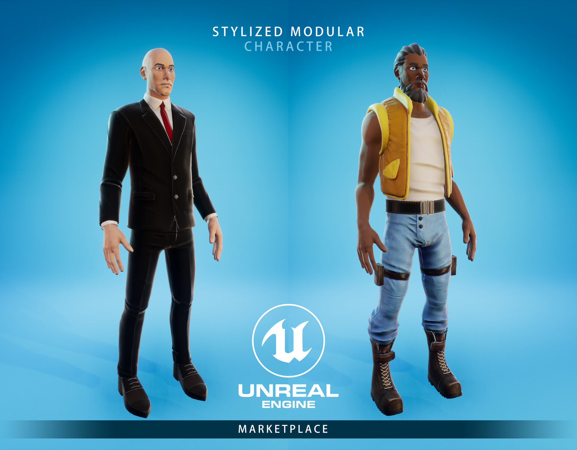 Michele Maggiolini - Stylized Modular Character (UE4 Marketplace Content)