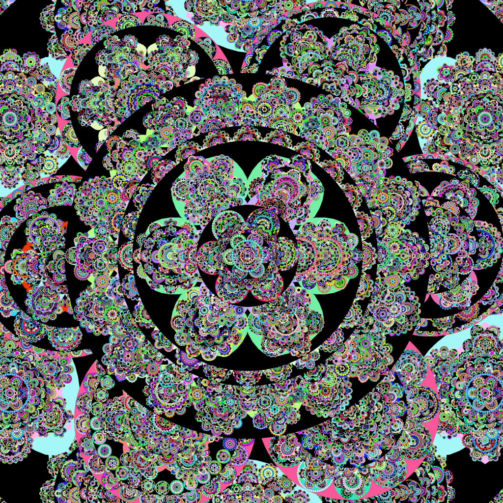 Kenneth Jinks - Flower Mandalas - Procedural art in Python - Fractal ...