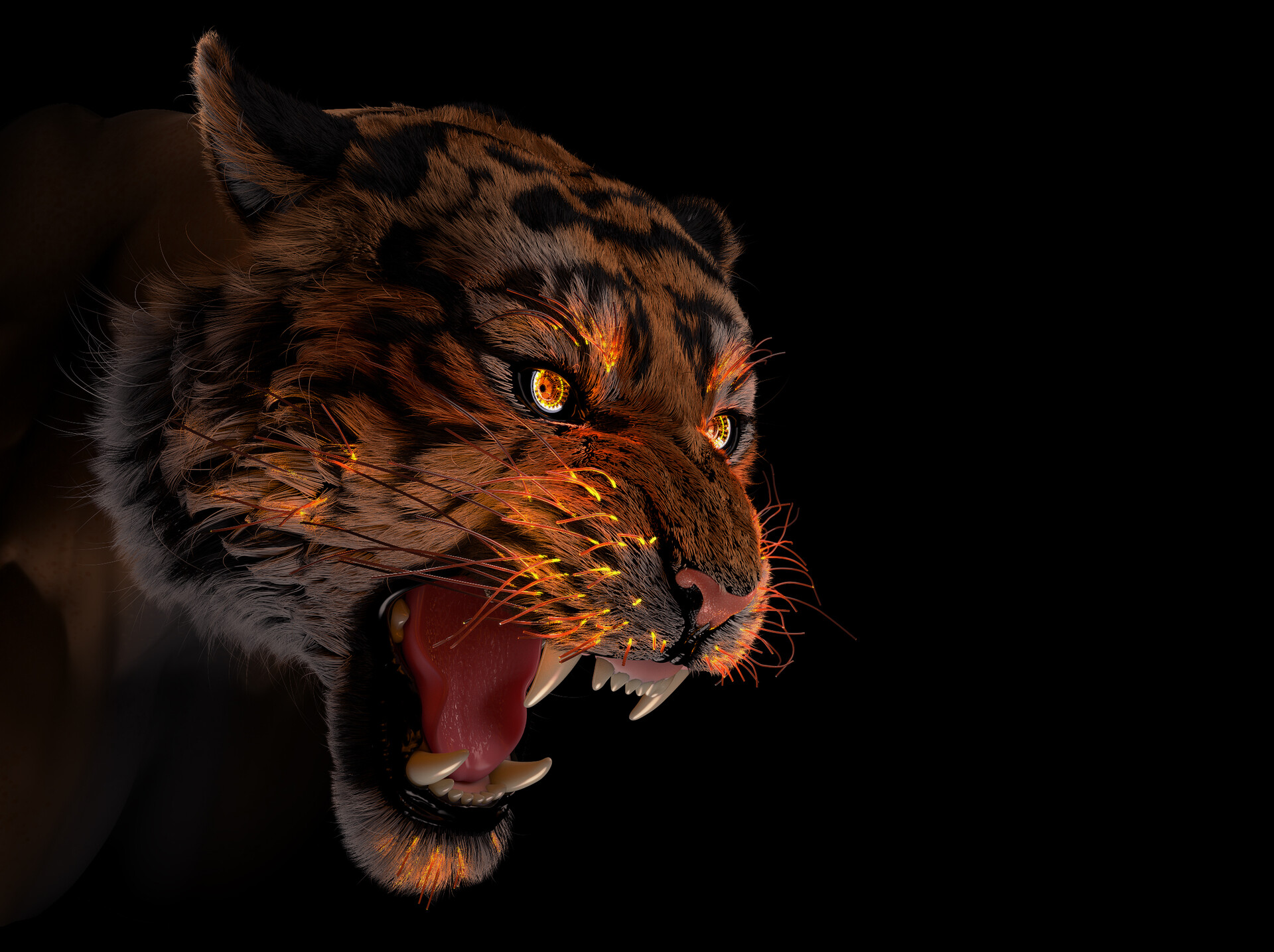 ArtStation - Bionic Tiger