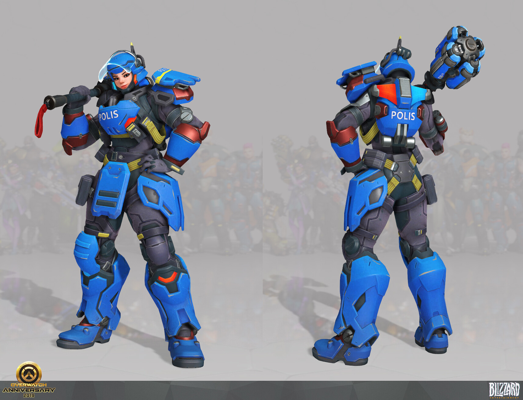 Dmytro Cheremisin - Brigitte - Riot Police (Overwatch Anniversary 2019)