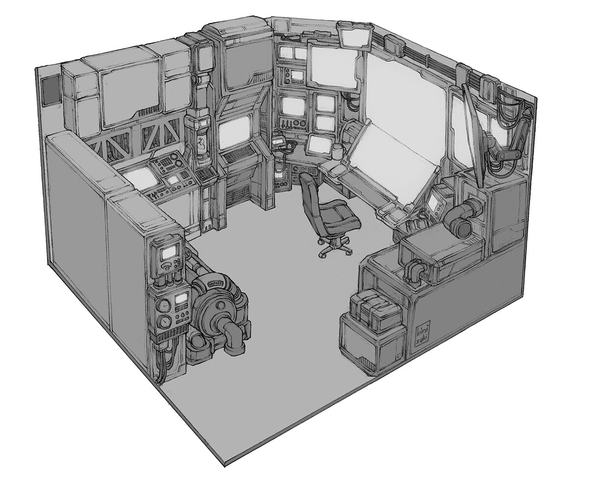 ArtStation - Anomaly - room concepts