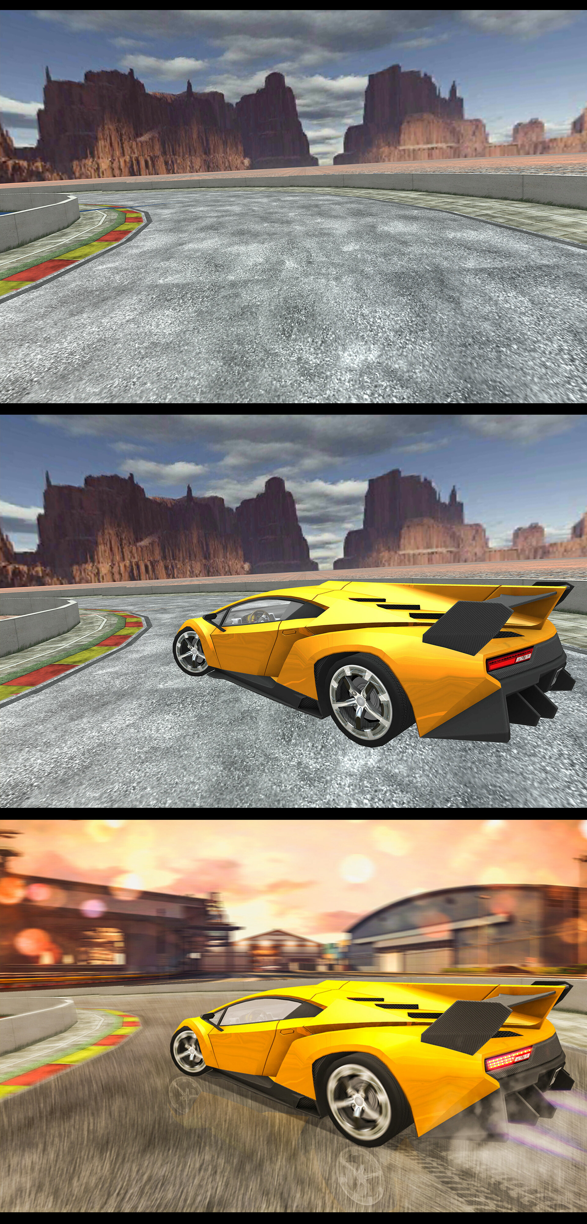 ArtStation - Crazy Racing Car Screen Shots