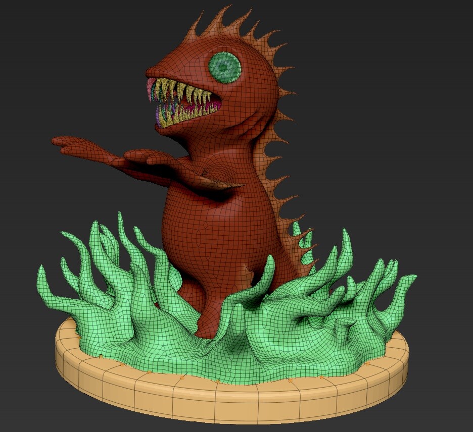 Eszter Solymosi - Deep one action figure (Cthulhu Mythos)