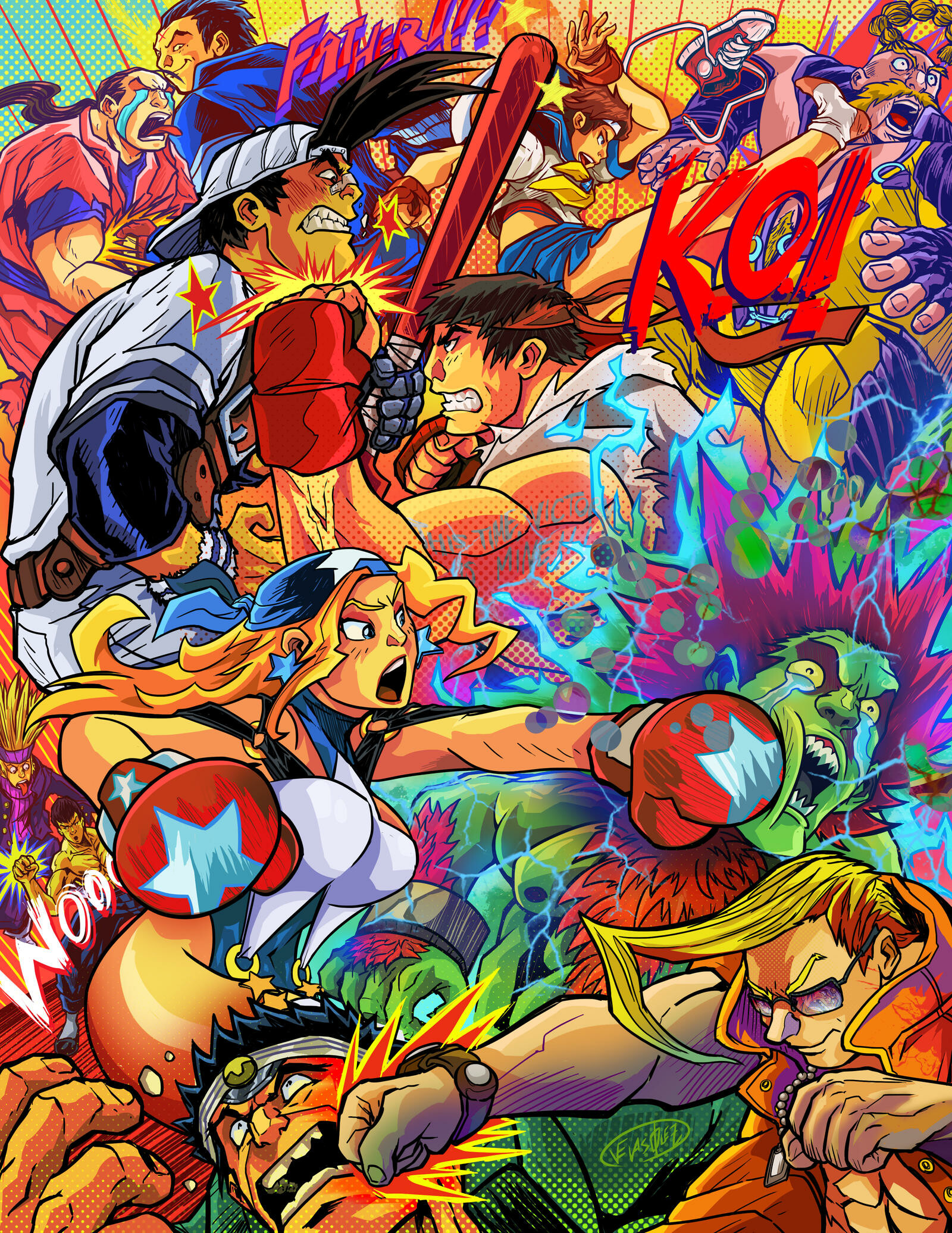 ArtStation - Capcom Fighting Tribute - Udon Entertainment