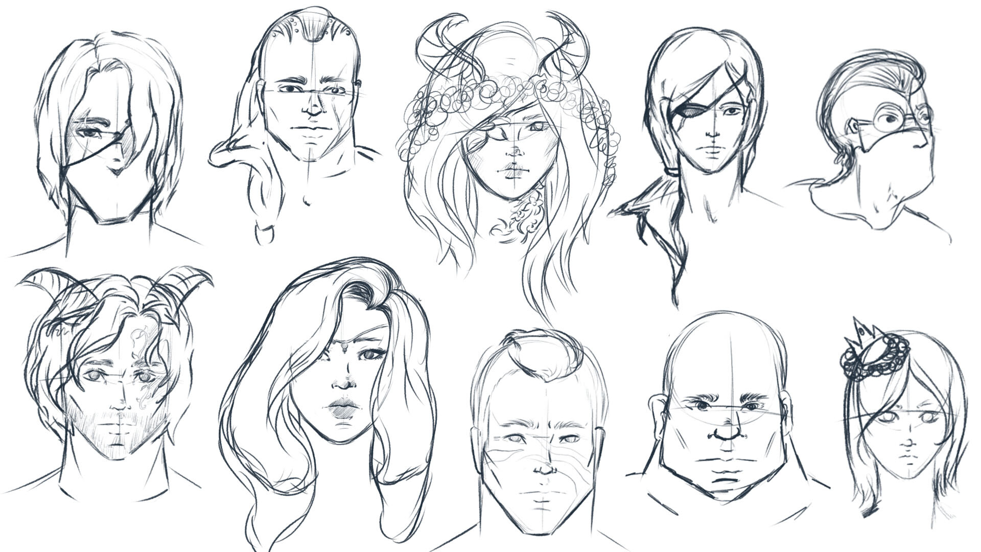 ArtStation - Character Design Sketches