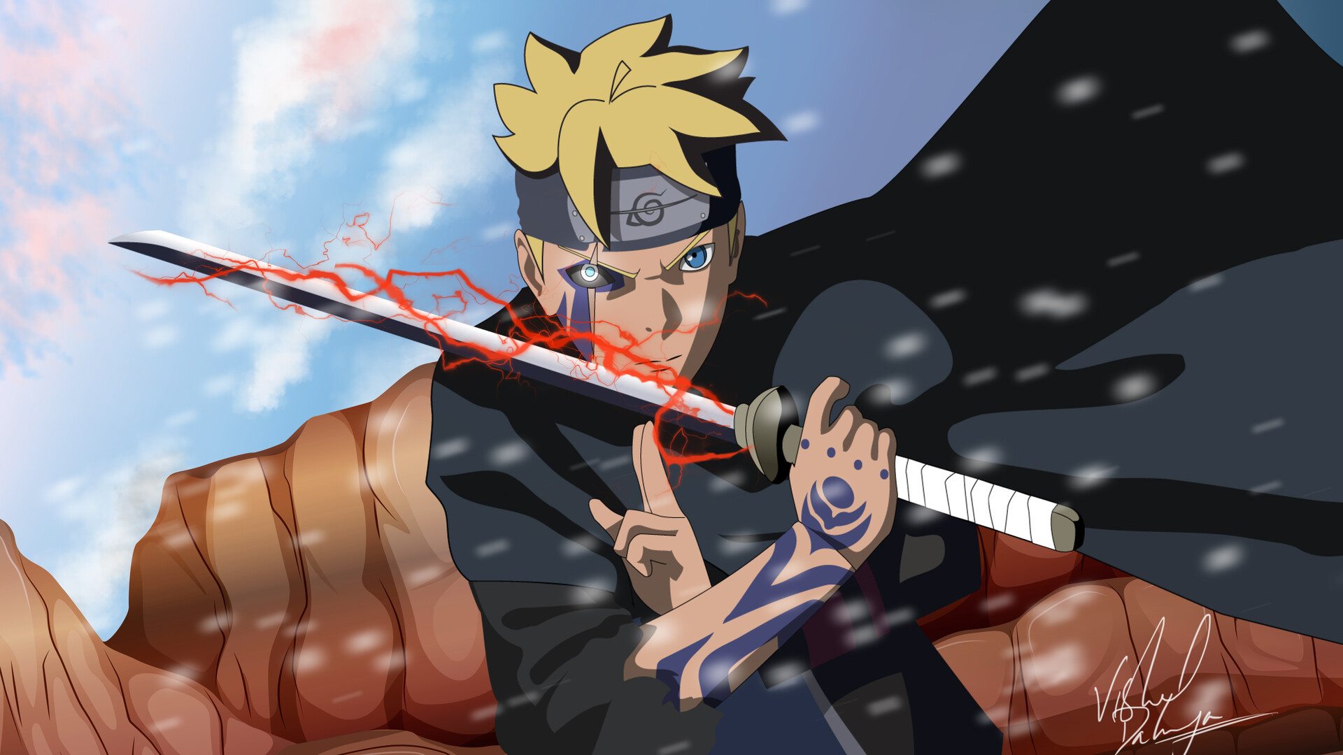 ArtStation - Boruto Illustration