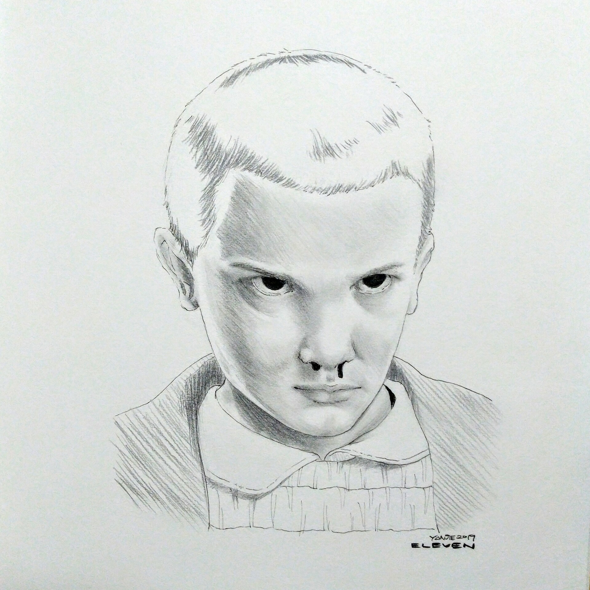 ArtStation - Stranger Things - Eleven 011