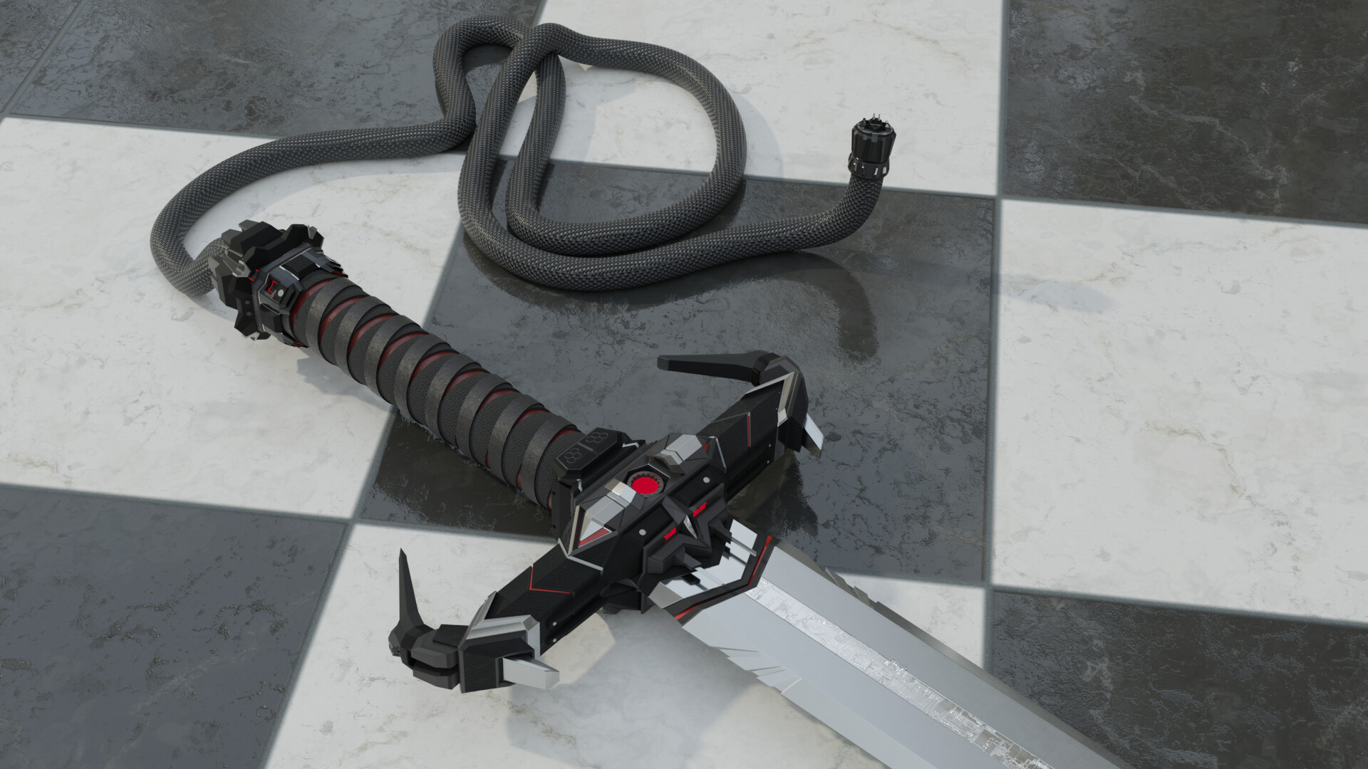 Joseph Zukeran - Intelligent cybernetic sword