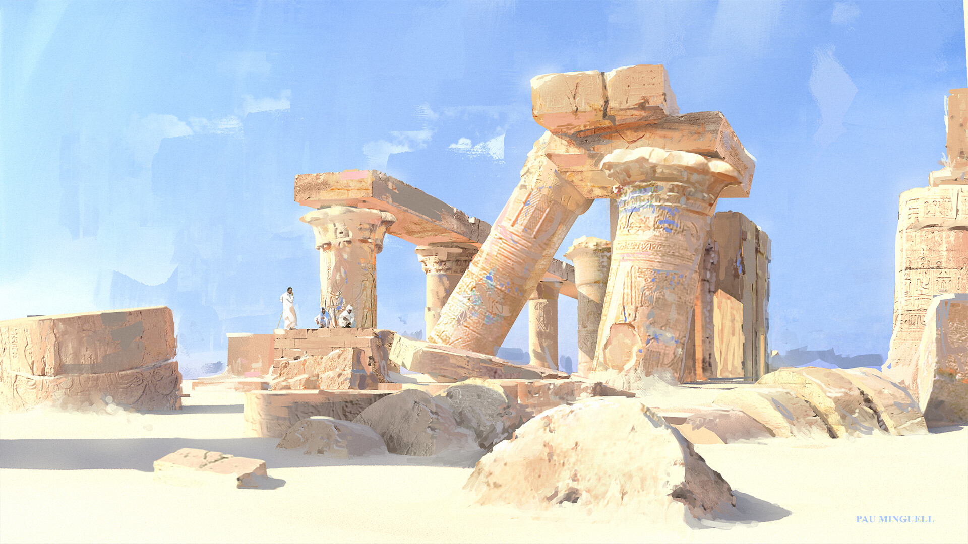 ArtStation - Ancient egypt ruins