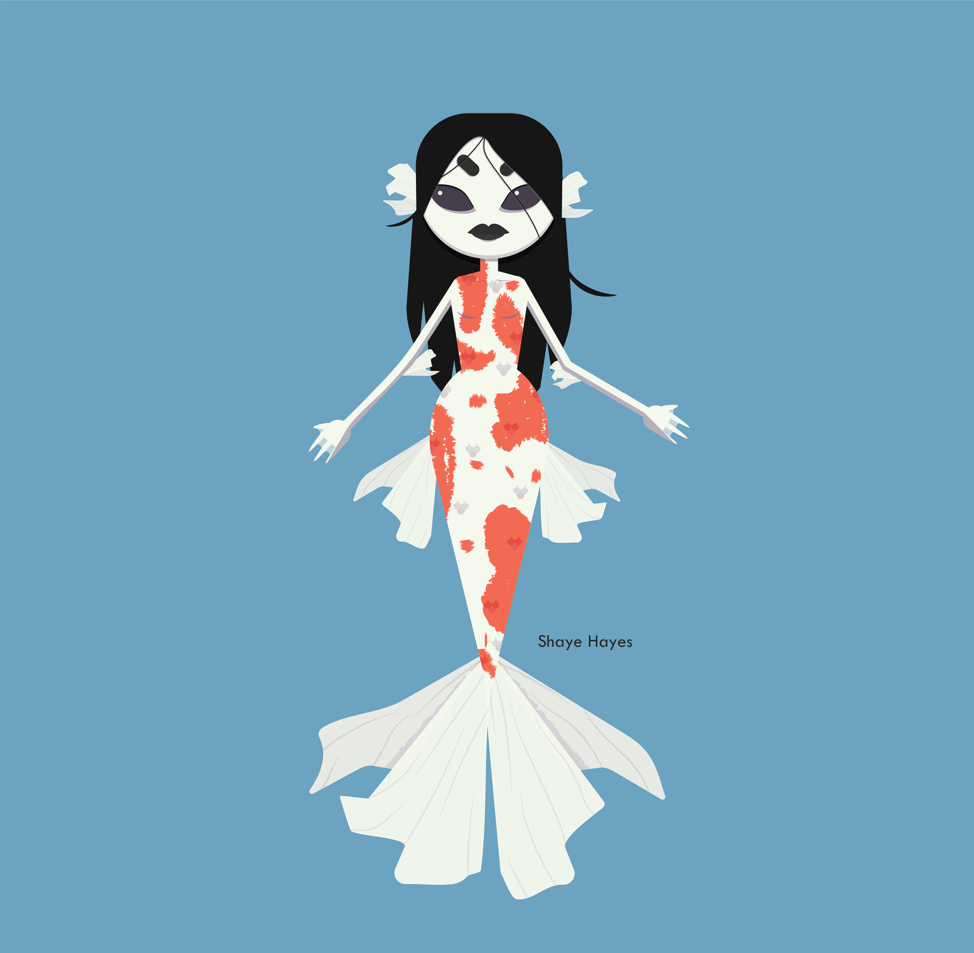 ArtStation - Koi Mermaid