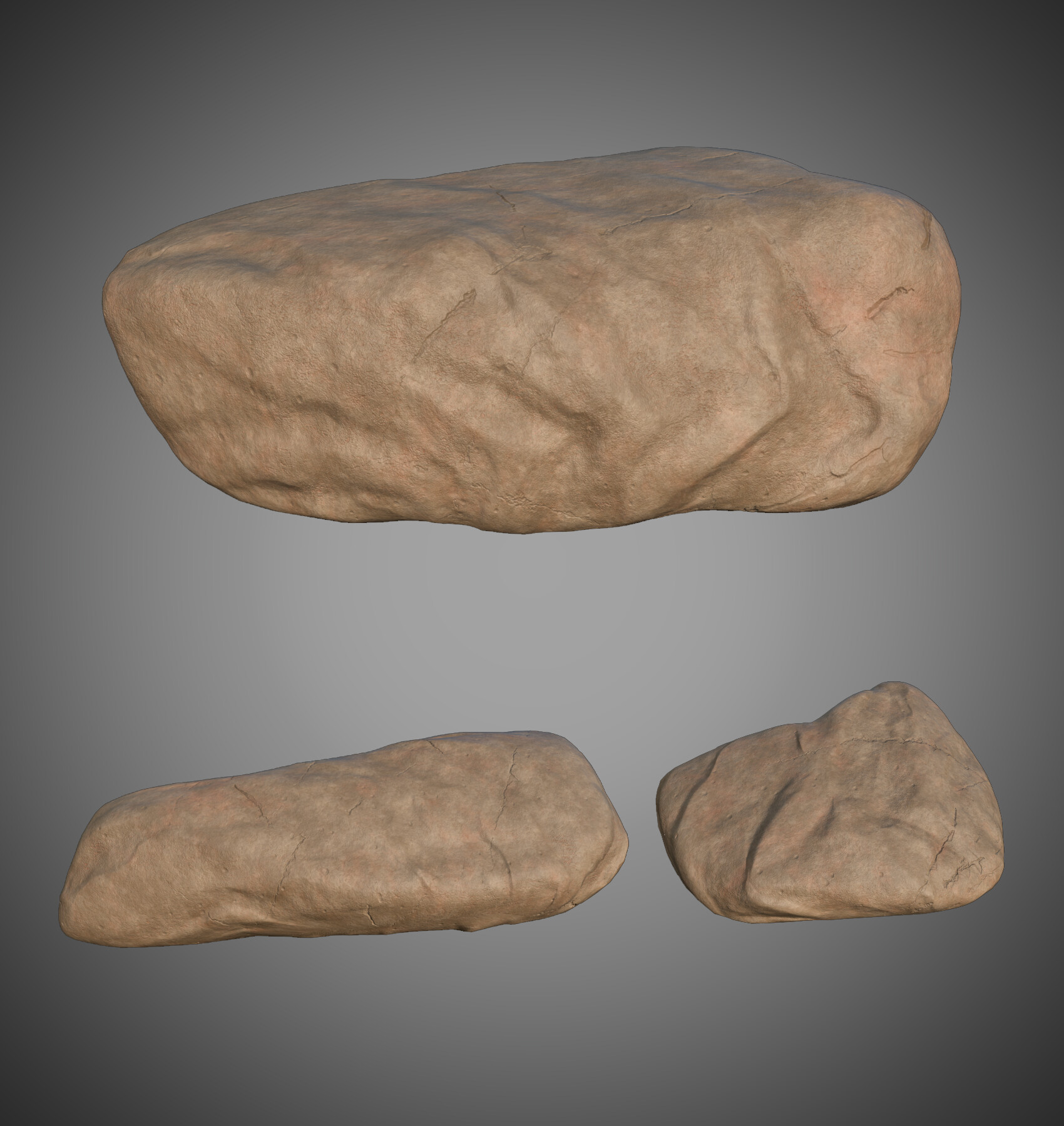ArtStation - Procedural desert rock textures