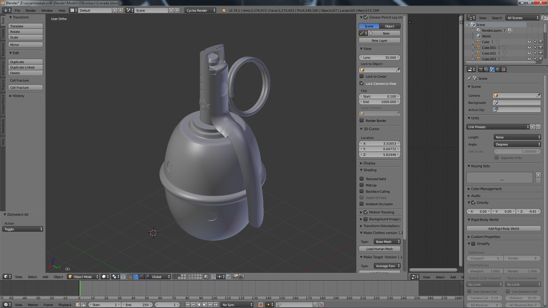 özcan ÖZALTIN - Granade X