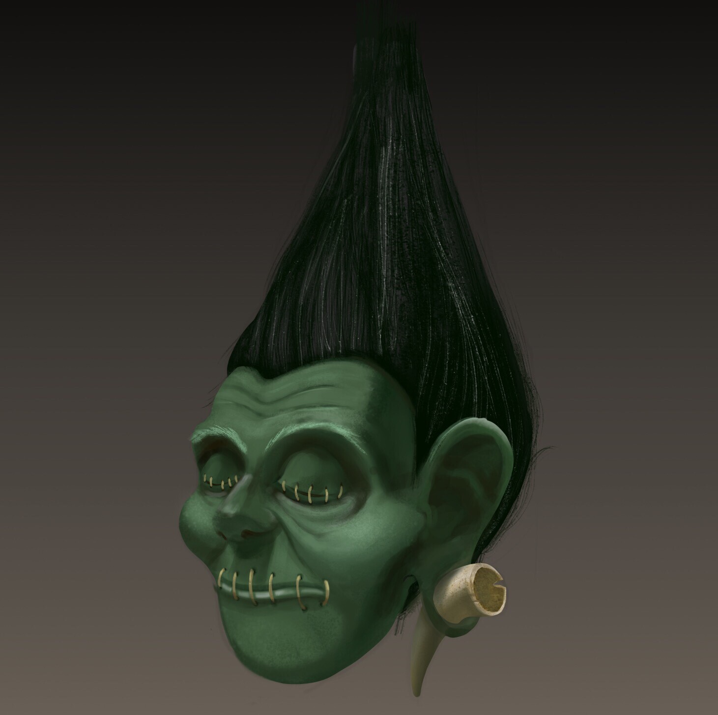 ArtStation - Shrunken Head Character