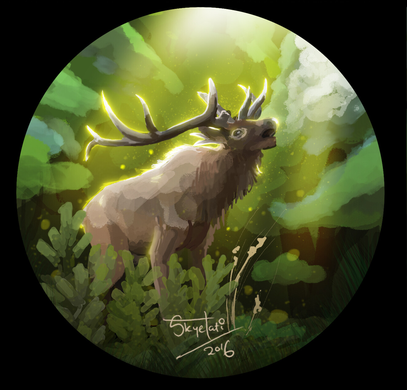 ArtStation - Enchanted Elk