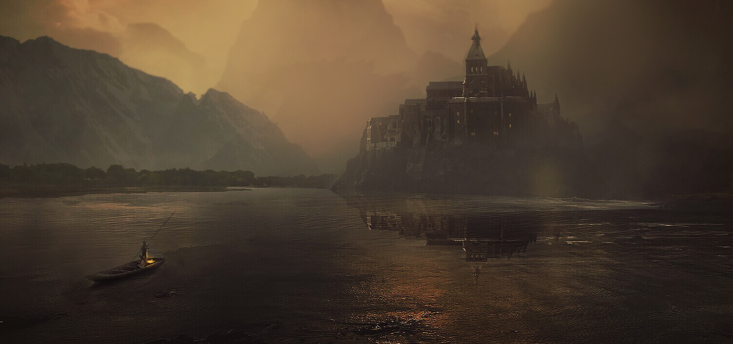 ArtStation - The Dark Lake Side