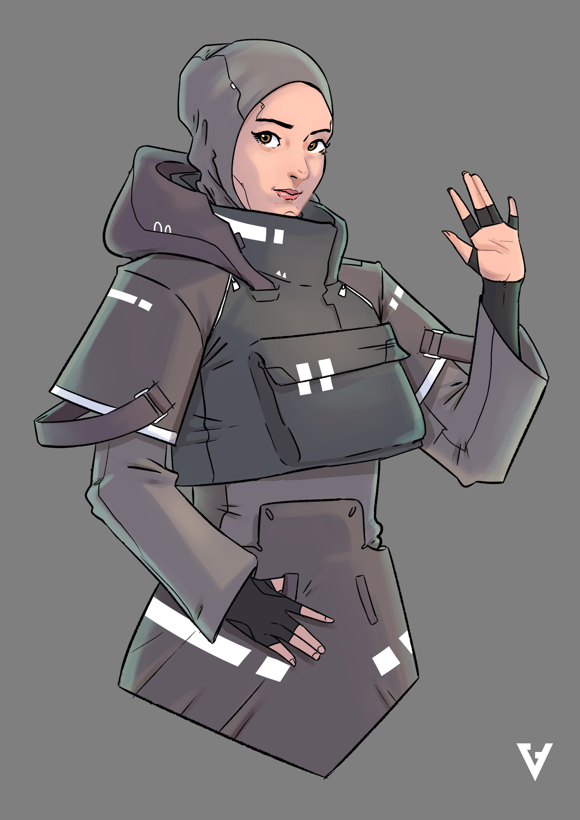 ArtStation - Cyber Hijab