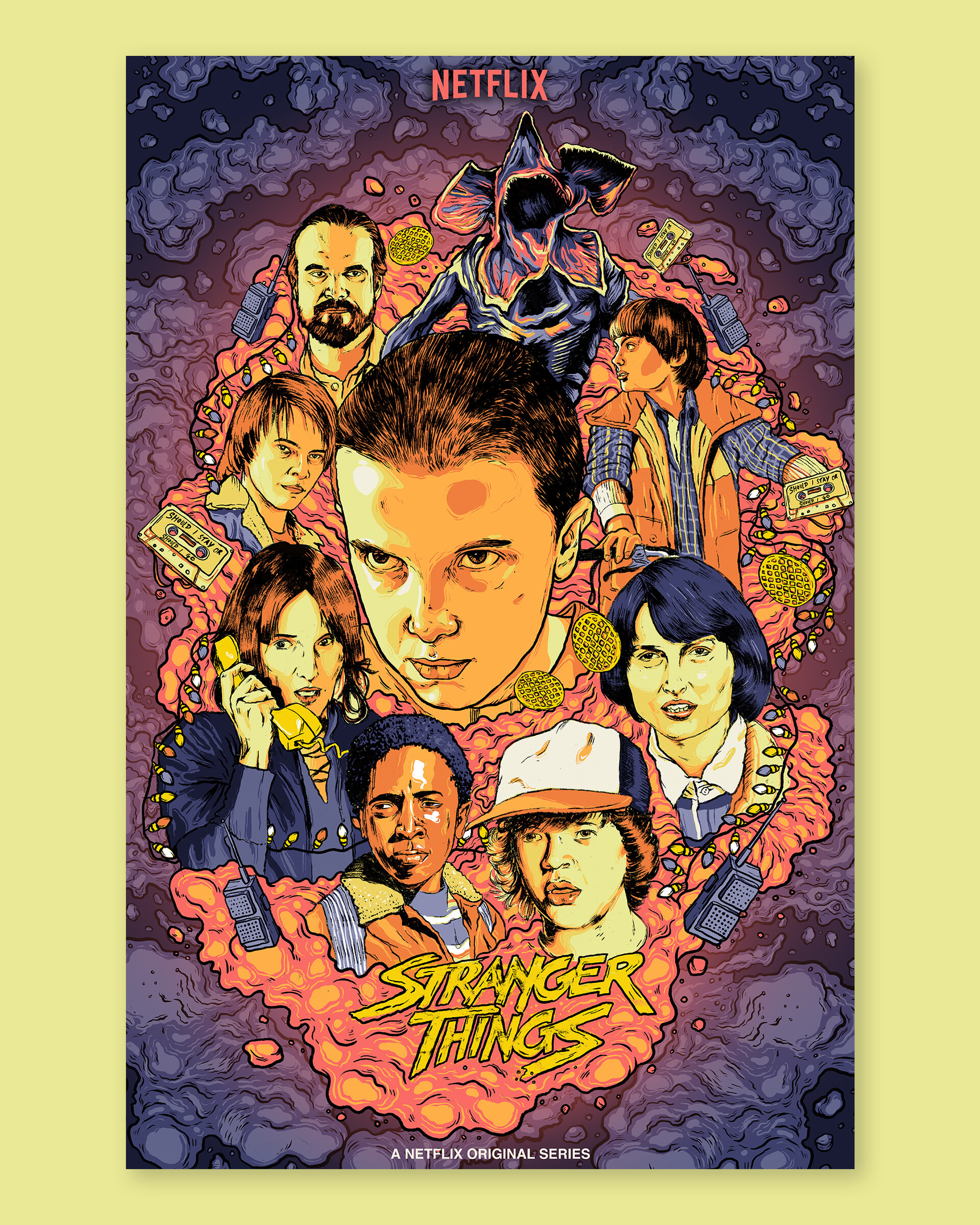 ArtStation - Alternative Poster- Stranger Things