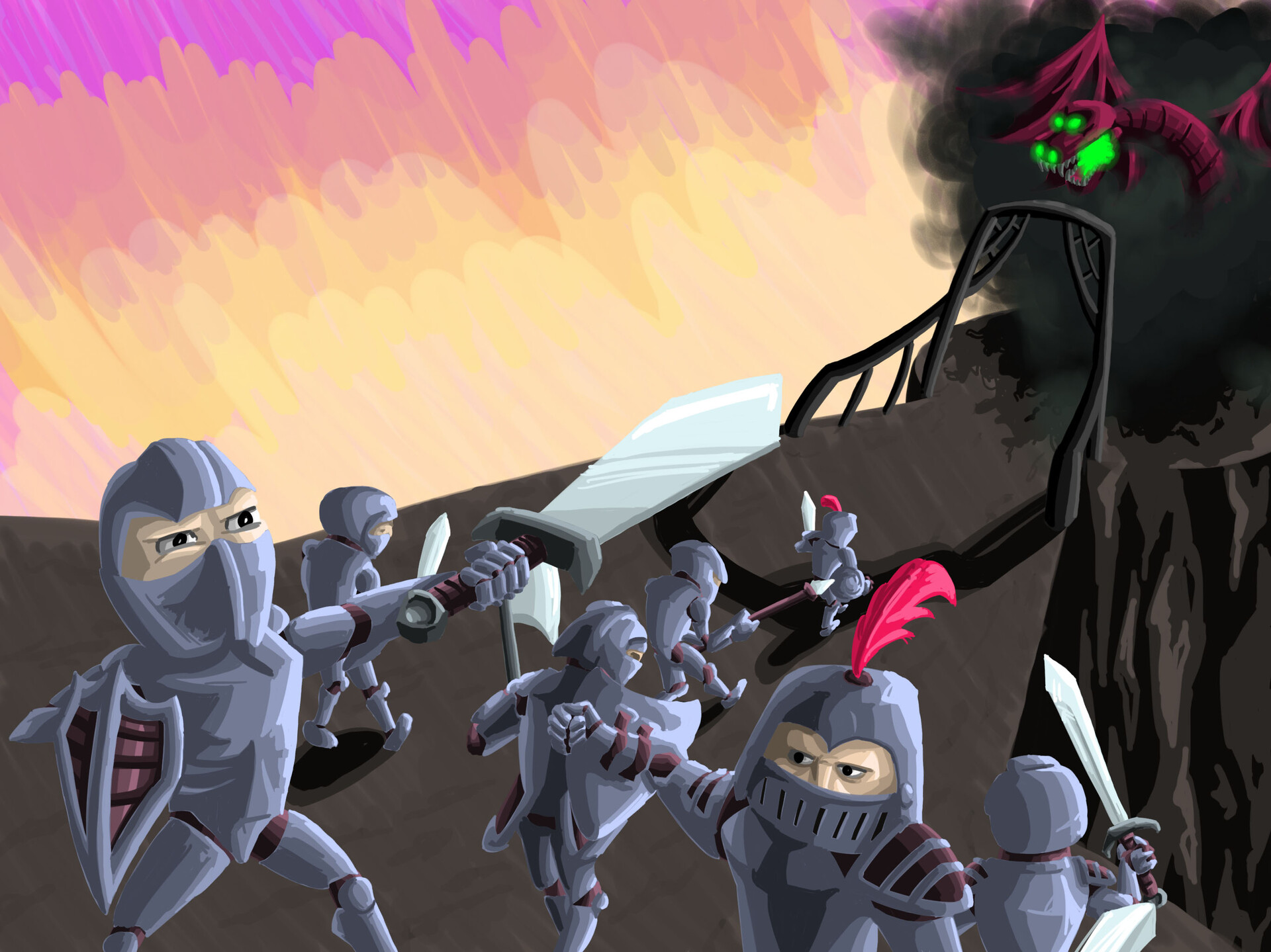 ArtStation - Knights Charge