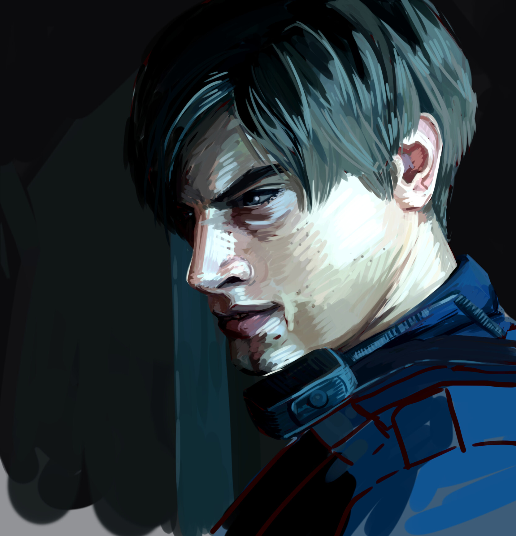 ArtStation - Leon Kennedy Painting