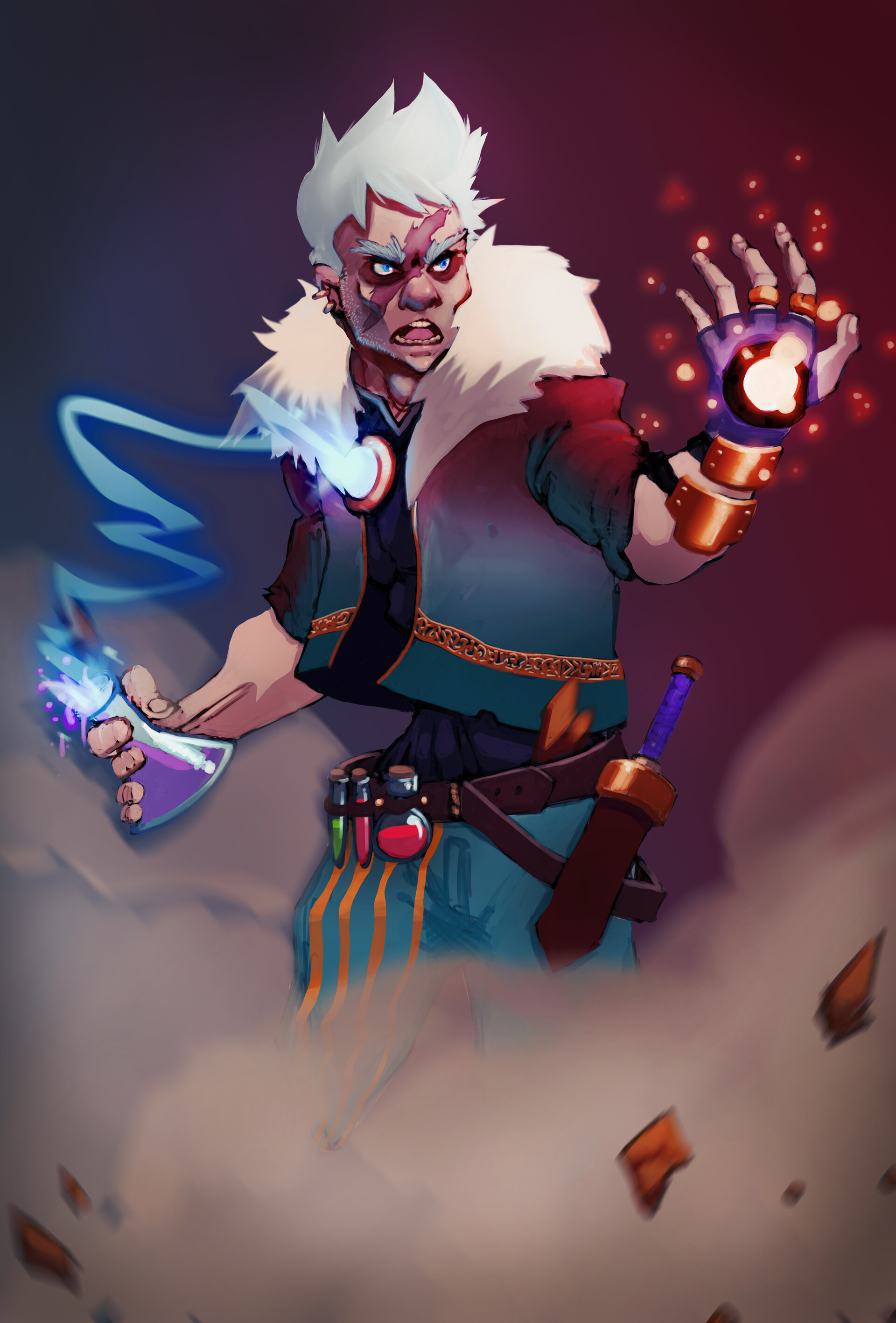 ArtStation - Izzet DnD 5 Ravnica Character